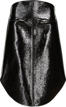 Courr&egrave;ges Jupe midi en vinyle