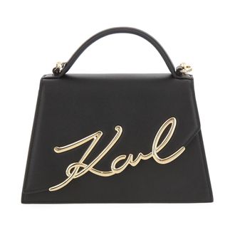 Karl Lagerfeld Signature Medium Crossbody Bag - - Bags - Damen - Schwarzk - ONE SIZE