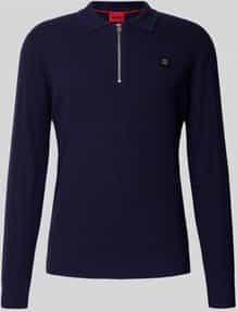 HUGO BOSS Regular Fit Strickpullover aus Viskose-Mix Modell SASTORO