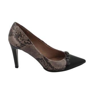 Hispanitas Femme, Chaussures, Brun, Taille: 40 EU Escarpins à Talons en Cuir Python