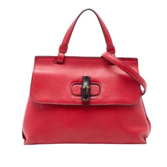 Gucci Pre-owned The Daily satchel - Femme - Pre-owned - Rouge - Taille: ONE Size