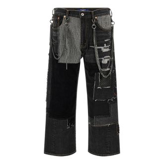 Junya Watanabe Patchwork Wide-Leg Jeans - - Jeans - Herren - Schwarzk - XL