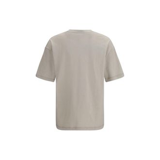 Christophe Lemaire Mens Beige Cotton T-Shirt