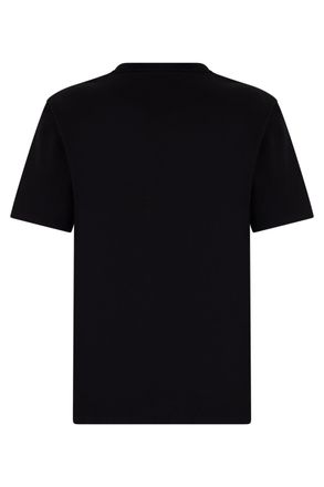 HUGO BOSS Mens T-Shirt Short-Sleeve Cotton Black T-Shirts And Polos