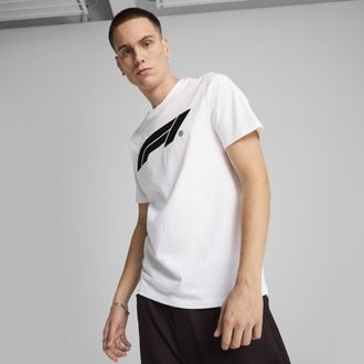 Puma T-shirt &agrave; logo Essentials F1 Homme, V&ecirc;tements, Blanc, XXL