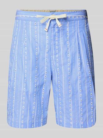 Scotch & Soda Regular Fit Shorts mit Lochstickerei