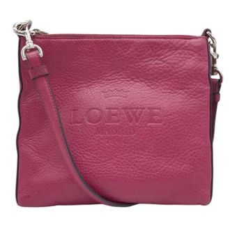 Loewe Pre-owned Leder Schultertasche - - Pre-owned - Damen - Rosa - ONE SIZE
