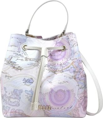 Alviero Martini 1A Classe Femme, Sacs, Multicolore, Taille: ONE Size Geo Dots Art Secchiello