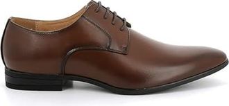 UOMO Design Derby Homme Simple - Philippe (MarronV2, Syst&egrave;me Taille Chaussures EU, Adulte, Homme, Num&eacute;rique, Moyen, 46)