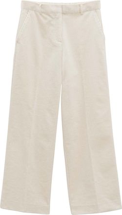 someday Damen City Pants | Cordhose CISILIA Corduroy Relaxed mit Bügelfalte Soft Cream, 36