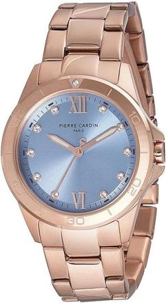 Pierre Cardin Femme, Accessoires, Rose, Taille: ONE Size Montre habill&eacute;e en acier inoxydable