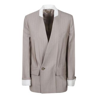 Victoria Beckham Damen, Jacken, Grau, 2XSGr&ouml;&szlig;e