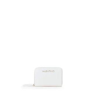 Mario Valentino Femme, Accessoires, Blanc, Taille: ONE Size Portefeuille zipp&eacute; Zero