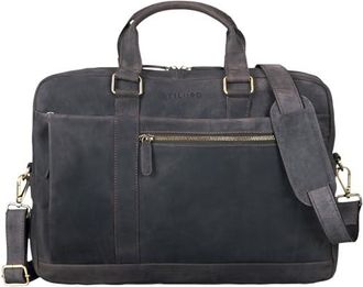 STILORD Nico Sac Bandoulière Vintage en Cuir - Sacoche Serviette Cuir Véritable avec Compartiment Ordinateur 15,6 Pouces - Grand Sac Messager Homme & Femme, C