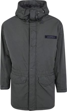 Aspesi Boom Parka dhiver - Homme - Manteaux - Vert - Taille: L