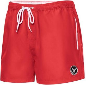 Ladeheid Short de Bain Homme, Séchage Rapide avec Doublure en Filet, Poches Latérales et Arrière, Taille Élastique avec Cordon, Confortable et Respirant pour N