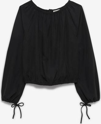 Alchemist Damen vegan Bluse Elise Schwarz