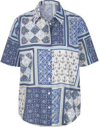 Peter Hahn Bluse Peter Hahn blau