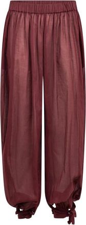 Andamane Femme, Pantalons, Rouge, Taille: 40 FR Pantalon large