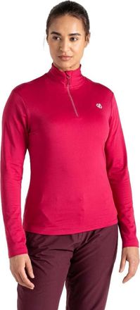 Dare 2B Damen Womens Lowline Ii Lightweight Core Stretch Midlayer Pullover, Berry Pink, 42
