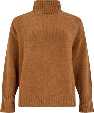 Moorer Pull col roul&eacute; Lindsey - Femme - Pulls - Brun - Taille: 36 FR