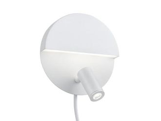 Trio Trio Leuchten Mario 222370231 Applique murale LED en métal Blanc mat avec LED 6 W + LED 2,3 W, 222370232