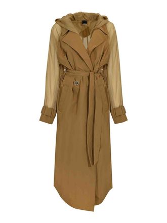 Pinko Trench-Coat - Marron Clair