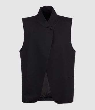 Jeanne Vouland Blazer Sans Manche Rosalia Noir