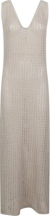 Hinnominate Hinnominate, Femme, Robes, Beige, Taille: 38 FR Long Dress