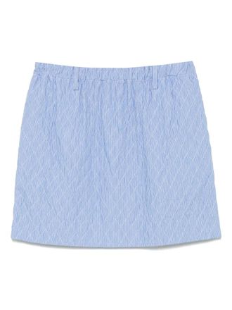 N&deg;21 minijupe &agrave; rayures - Bleu