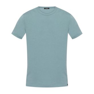 Tom Ford Homme, Tops, Bleu, Taille: M Crew Neck T-Shirt