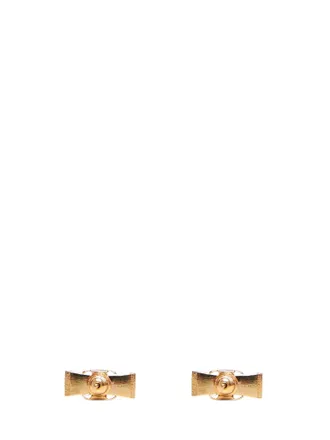 Ferragamo Womens Earrings Vara Bow Gold Brass