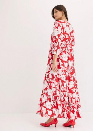 Bonprix Maxikleid f&uuml;r Fr&uuml;hling und Sommer, aus Viskose, ausgestellte Passform