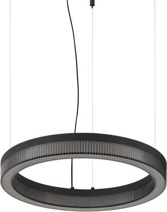 Ideal Lux Ideal Lux CROWN Suspension LED int&eacute;gr&eacute;e 40 cm, noire, 2050 lm, 3000 K