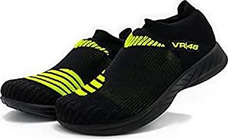 UYN Homme VR 46 Casual Basket, Noir Jaune, 41 EU