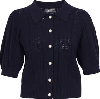 Dreimaster Dreimaster Strickjacke Frauen Marine