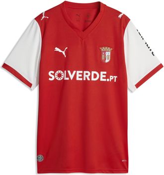 Puma Maillot Home S.C. Braga Homme, Accessoires, Rouge, 3XL