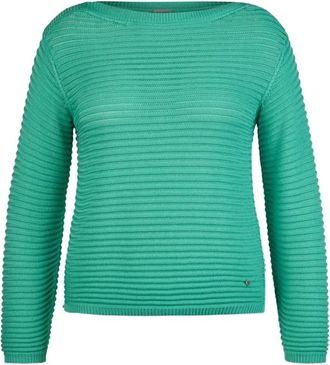 Rabe Rundhalsstrickware - - Knitwear - Damen - Gr&uuml;n - 2XL