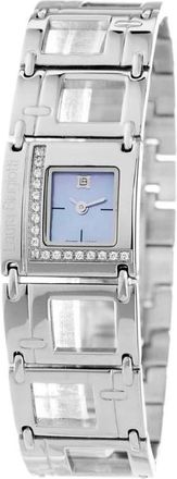 Laura Biagiotti Femme, Accessoires, Gris, Taille: ONE Size Montre habill&eacute;e en acier inoxydable