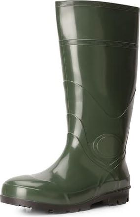 Ladeheid Bottes de Pluie Bottes en Caoutchouc en PVC Homme LA-914 (Vert, 43 EU)