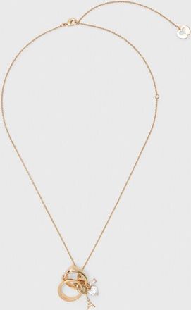 Maje Goldene Halskette Mit Ringdetails - Golden - Maje