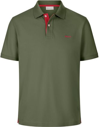 GANT Polo-Shirt GANT gr&uuml;n