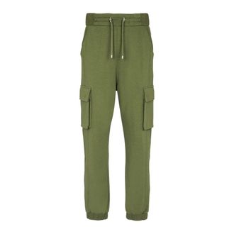 Balmain Homme, Pantalons, Vert, Taille: S Jogging cargo imprim&eacute; Pari