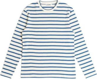 Jil Sander unisex, Tops, Multicolore, Taille: S T-shirt ras du cou en coton