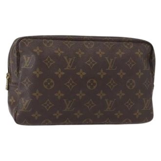 Louis Vuitton Pochette en toile Pre-owned - Femme - Pre-owned - Brun - Taille: ONE Size