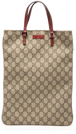 Gucci Shopper - GG Supreme Tote - Gr. unisize - in Braun - f&uuml;r Damen