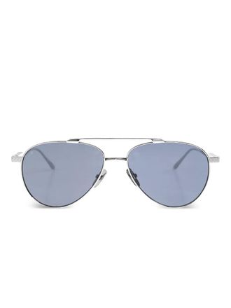 Leisure Society lunettes de soleil Lucienne &agrave; monture pilote - Argent
