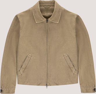 Circolo 1901 Blouson in Canvas Oliva / M