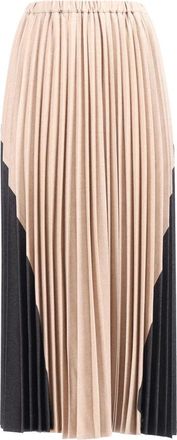 Lorena Antoniazzi Femme, Jupes, Beige, Taille: 34 FR Midi Skirt