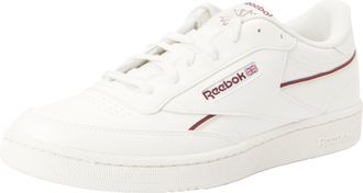 Reebok Herren Club C 85 Vegan Sneaker,Chalk Classic Maroon F23 Stucco,34.5 EU